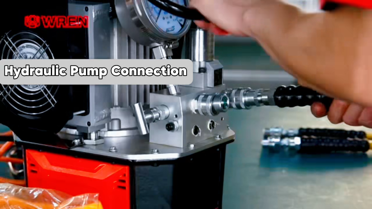 LOW Series Hollow Torque Wrench Operation Demonstration-WREN HYDRAULICS
