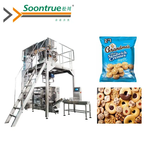 Biscuit Packing Machine Flow Packing Machine,Food packaging Vertical ...