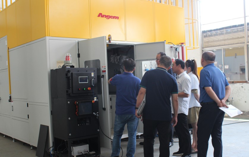 Shandong Auto Parts Customer Visited Suzhou Angem Automatic Spraying ...