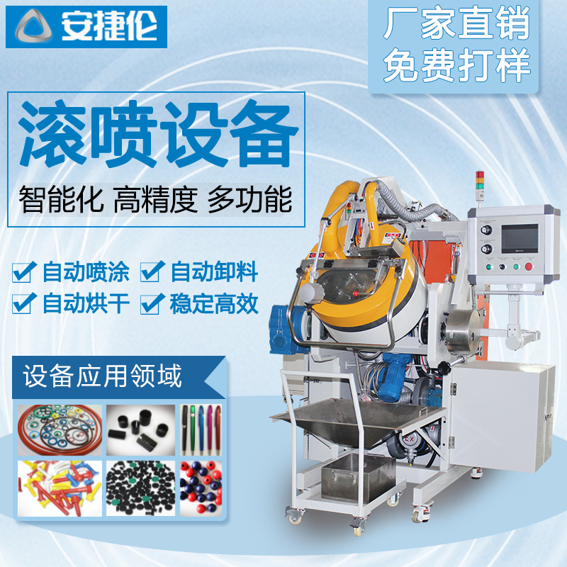 How many products can be sprayed at a time by automatic roll spraying ...