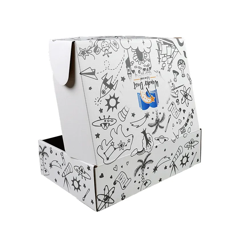 Cardboard Graffiti Clamshell Boxes Customized-Forests Packaging