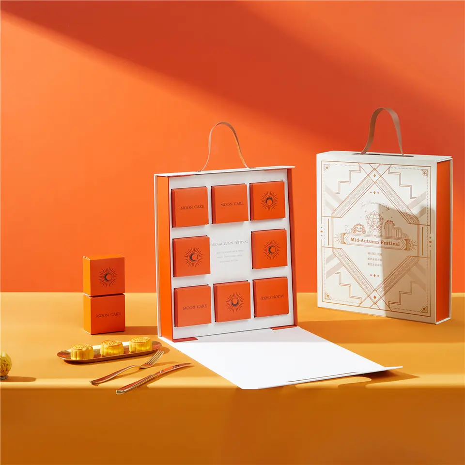 Custom Luxury Mooncake Gift Boxes-Forests