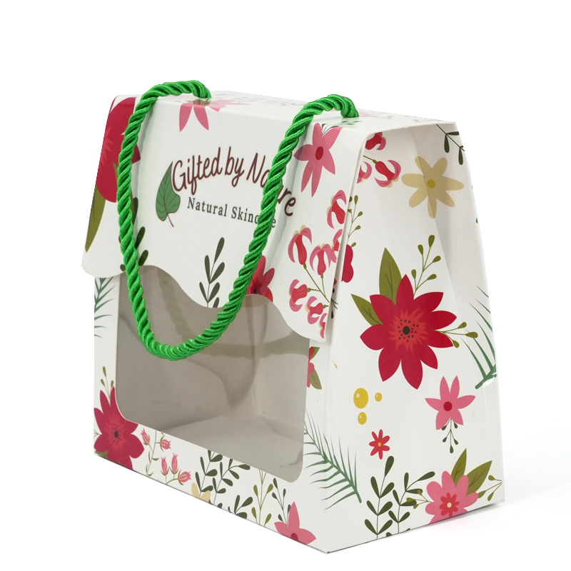 Custom Shopping Paper Bag with Window and Handle-Forests