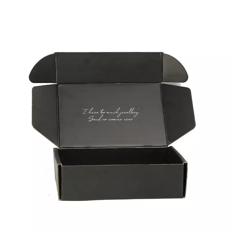 Custom Black Packaging Box with Matt Lamination-Forests Packaging