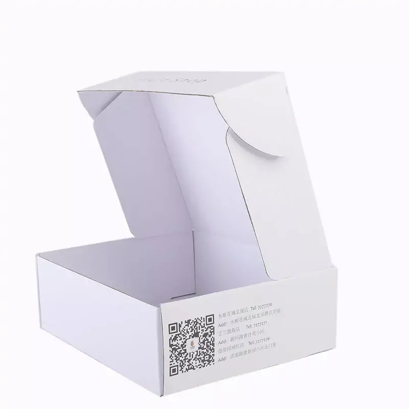 Custom White Luxury Cardboard Paper Gift Boxes-Forests