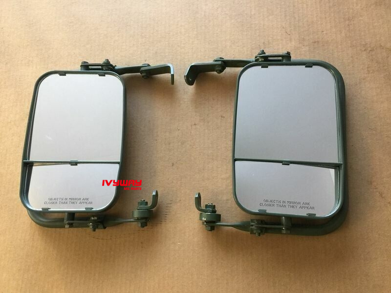 Humvee GREEN MIRROR ASSY SET, PAIR Humvee H1 HUMMER, M998 12342129,12342130