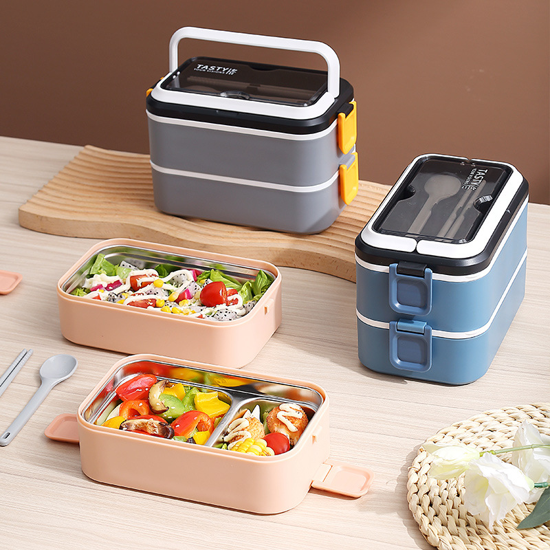 2 Layer Stainless Steel Lunch Box-SINOVOE INTERNATIONAL LIMITED