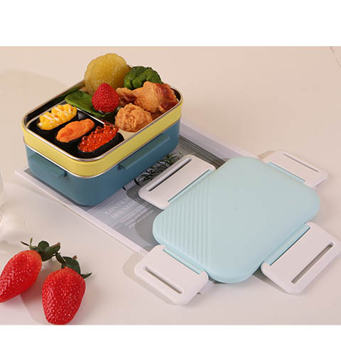 Double layer Stainless steel lunch box with compartment-SINOVOE ...