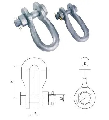 U Type Shackles-Zhejiang Tanho Electrical Equipment