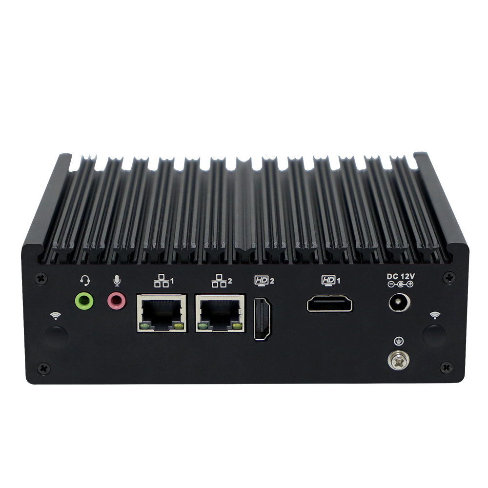 Fanless Mini PC,J6412 Mini PC,3x2.5G Lan Mini COMPUTER, quad core mini ...