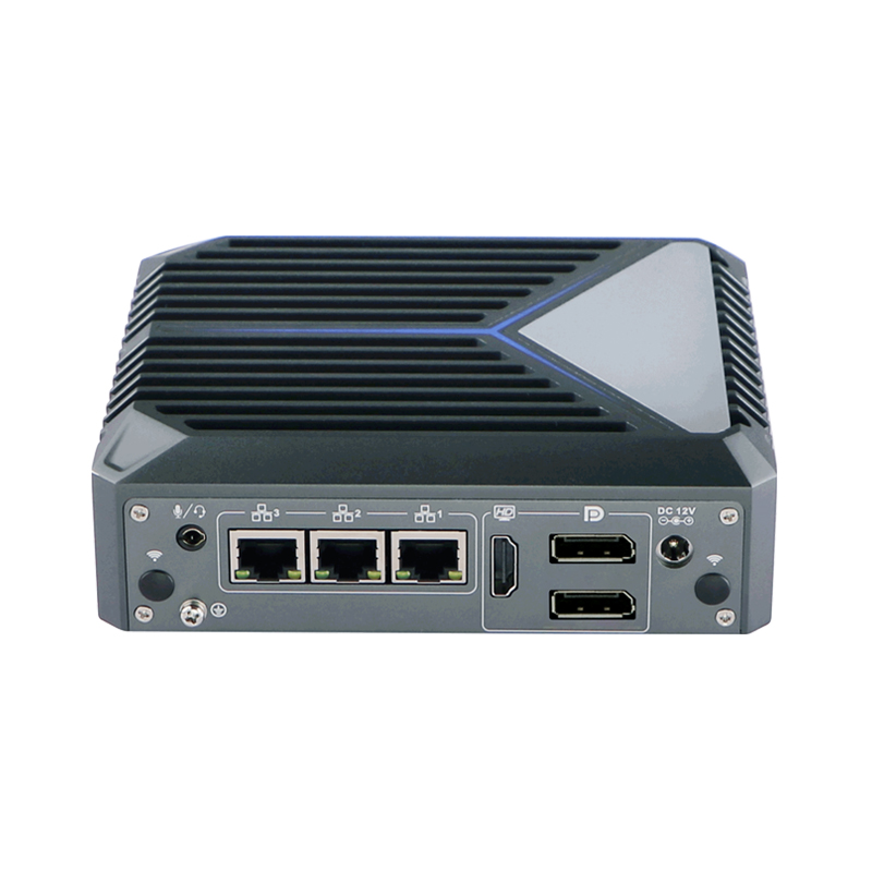Fanless Mini PC,J6412 Mini PC,3x2.5G Lan Mini COMPUTER, quad core mini pc,2022 mini pc