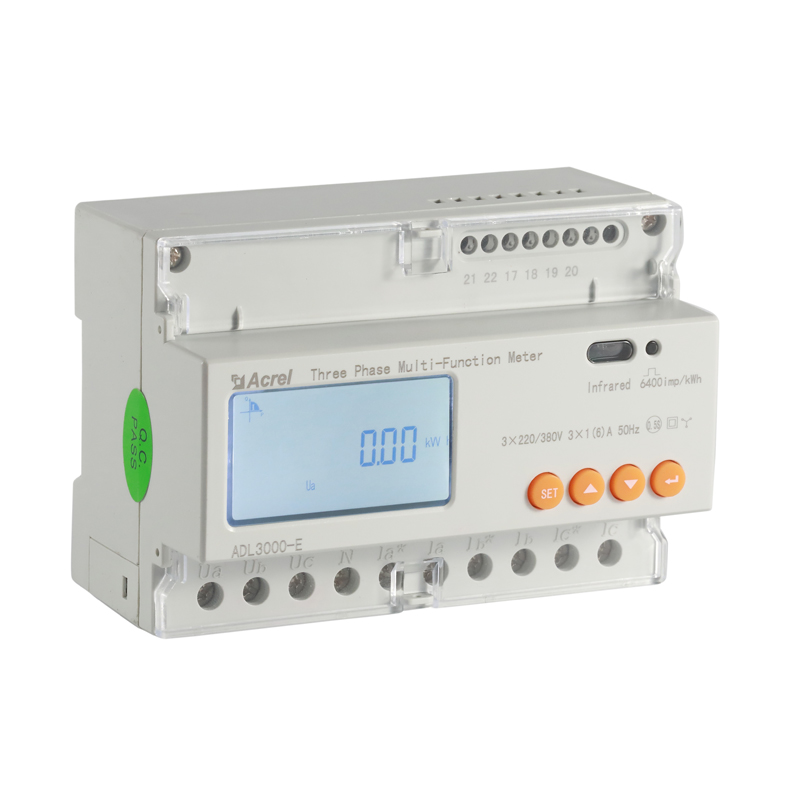 Acrel ADL3000-E-B/KC UL certified 5A CT RS485 modbus-RTU 3 phase solar power meters