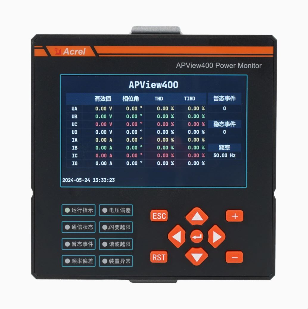 Acrel APView400 Power Quality Monitor - Features IEC61850, Modbus-RTU ...