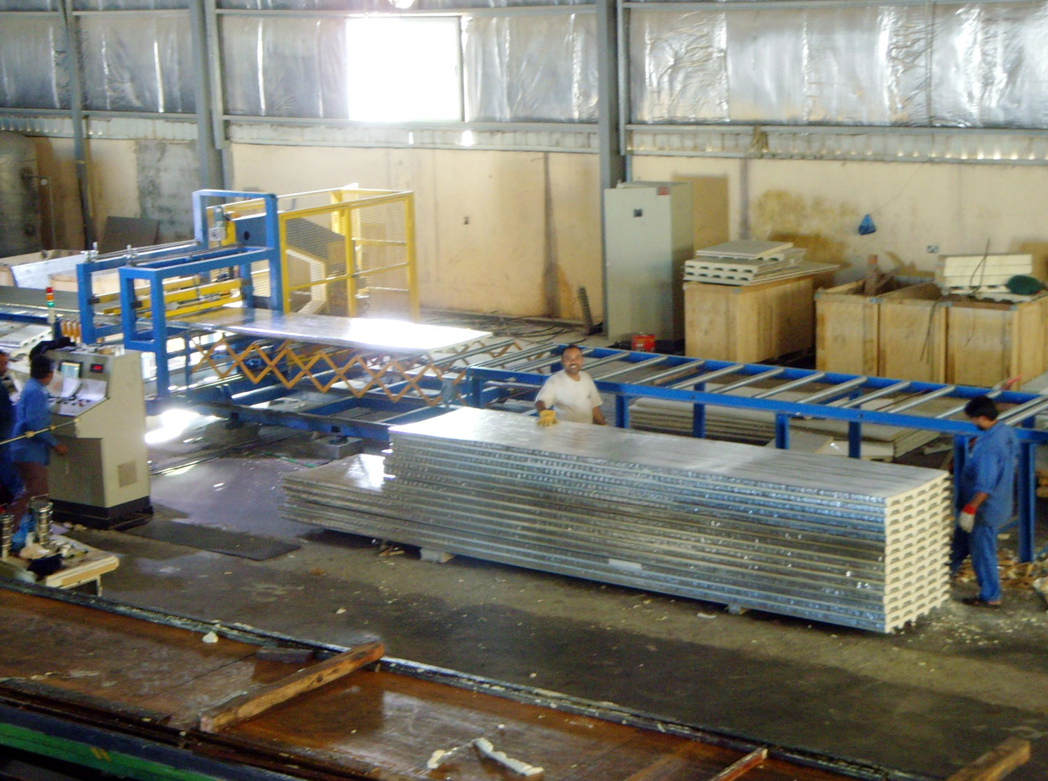 PU Continuous Roof and Wall Panel Line - ZHANGCHENG Machine