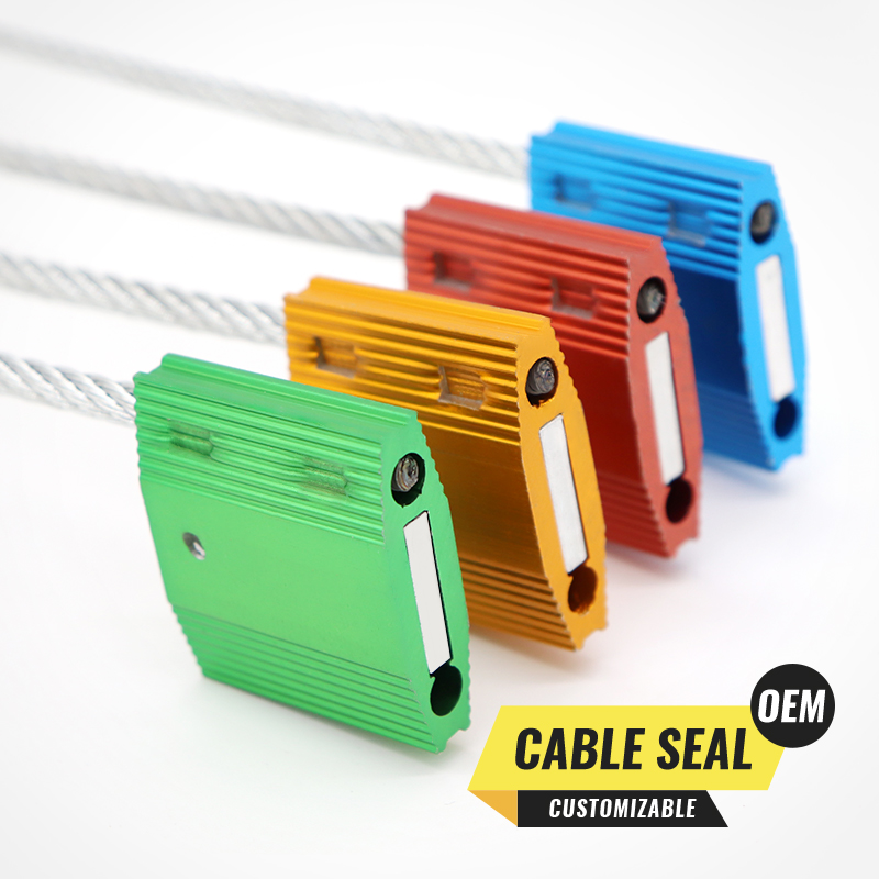 AH-CS001 5mm Container Truck Wire Rope Cable Seal Cable Lock Security ...