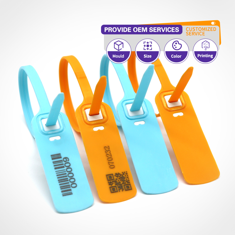 AH-PS134 Tamper Evident High Security Plastic Lead Seal Customizable ...