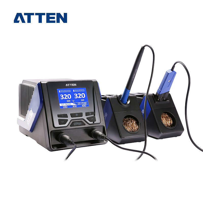GT-6200 2-Tool Intelligent Rework Station with Electric Tweezers ...