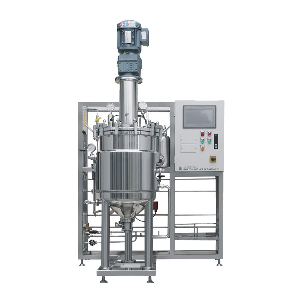 Vertical Agitator Blade Solid Stainless Steel Bioreactor--