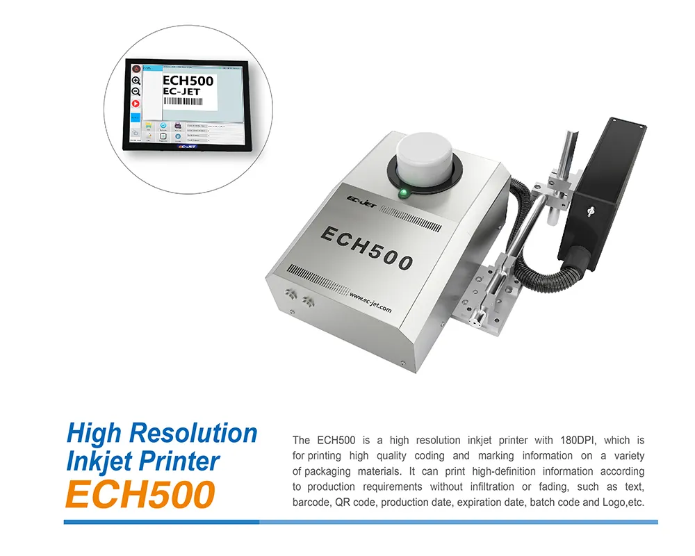 LARGE CHARACTER, HIGH RESOLUTION PRINTERS ECH 500 & 501 - BCS ...