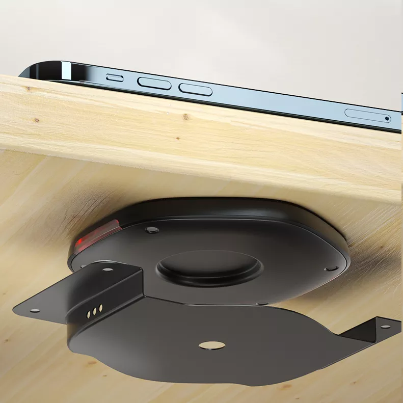 under desk wireless charger, invisible wireless charger, long distance ...