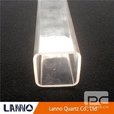 Square quartz glass tube，Clear Quartz Tube