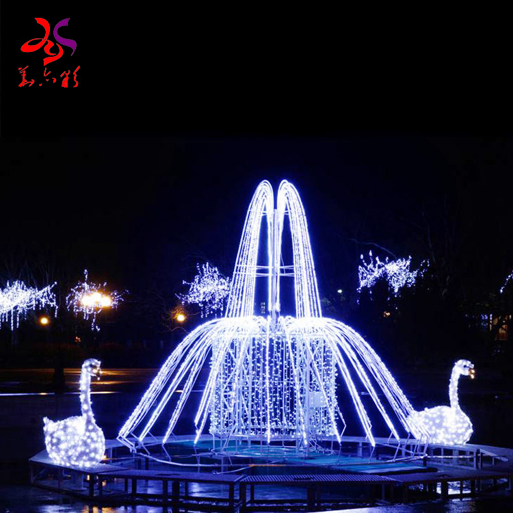 Factory Price PVC Lamp Outdoor Giant Exquisite Modeling Multi-colored ...