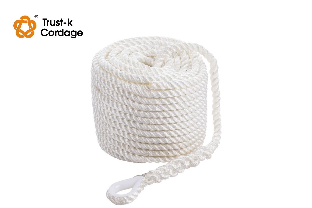 3 - Strand With Nylon Thimble: HT Polyester & Spun Polyester Rope ...