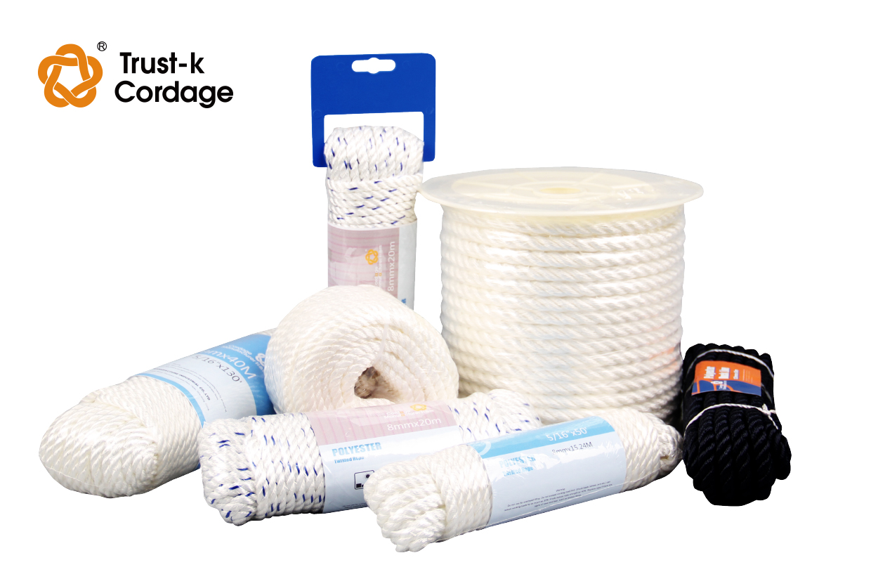 Polyester 3 Strand Twisted Rope-Trust-k