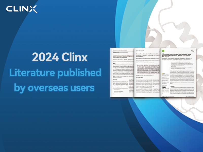 Partial literature published by Clinx imaging system users from ...