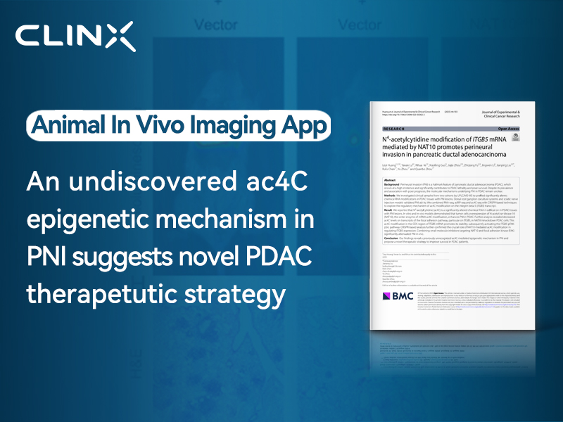 Clinx small animal in vivo imaging system assisted unveiling an ...