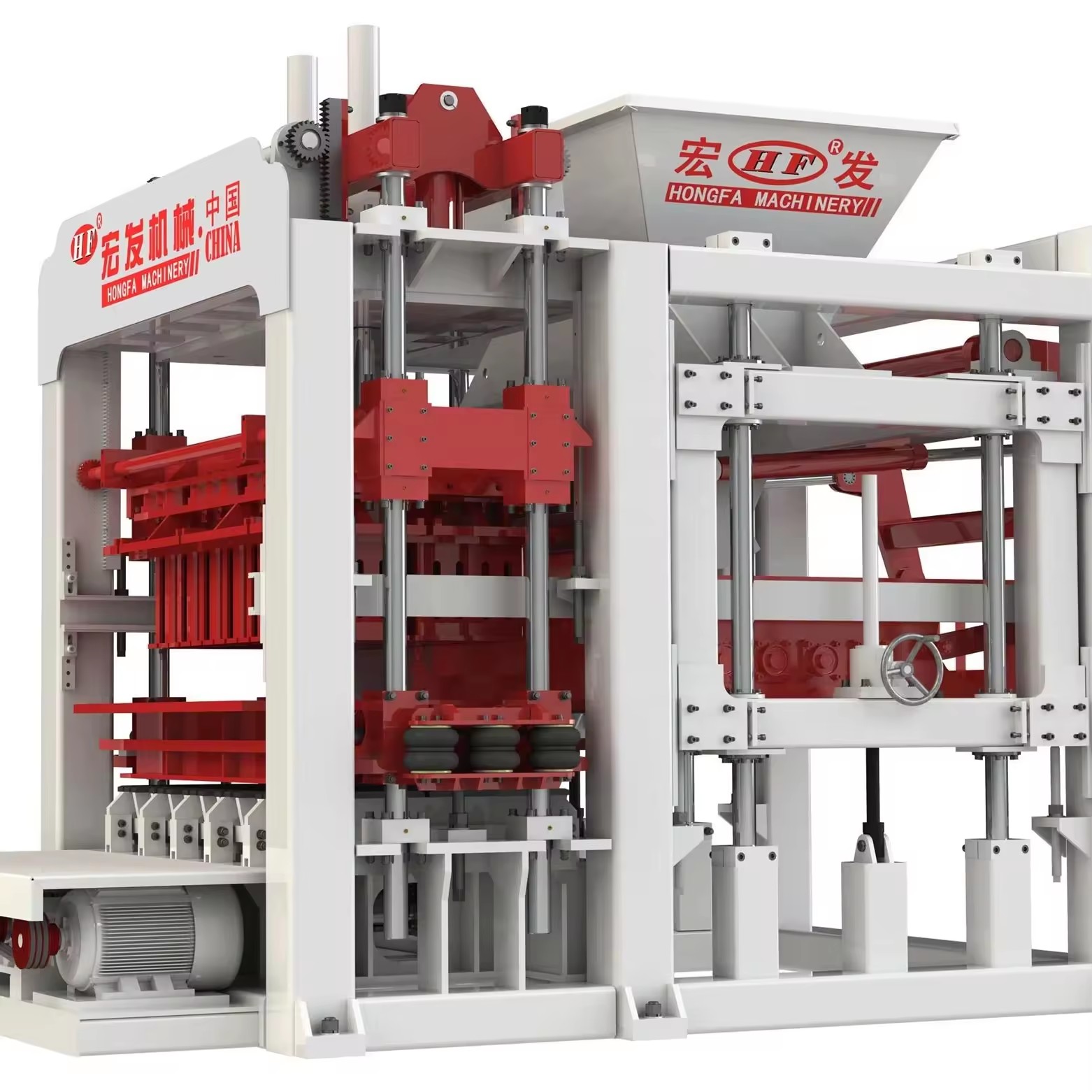 QT12-15F fly ash bricks making machine automatic block making machine ...