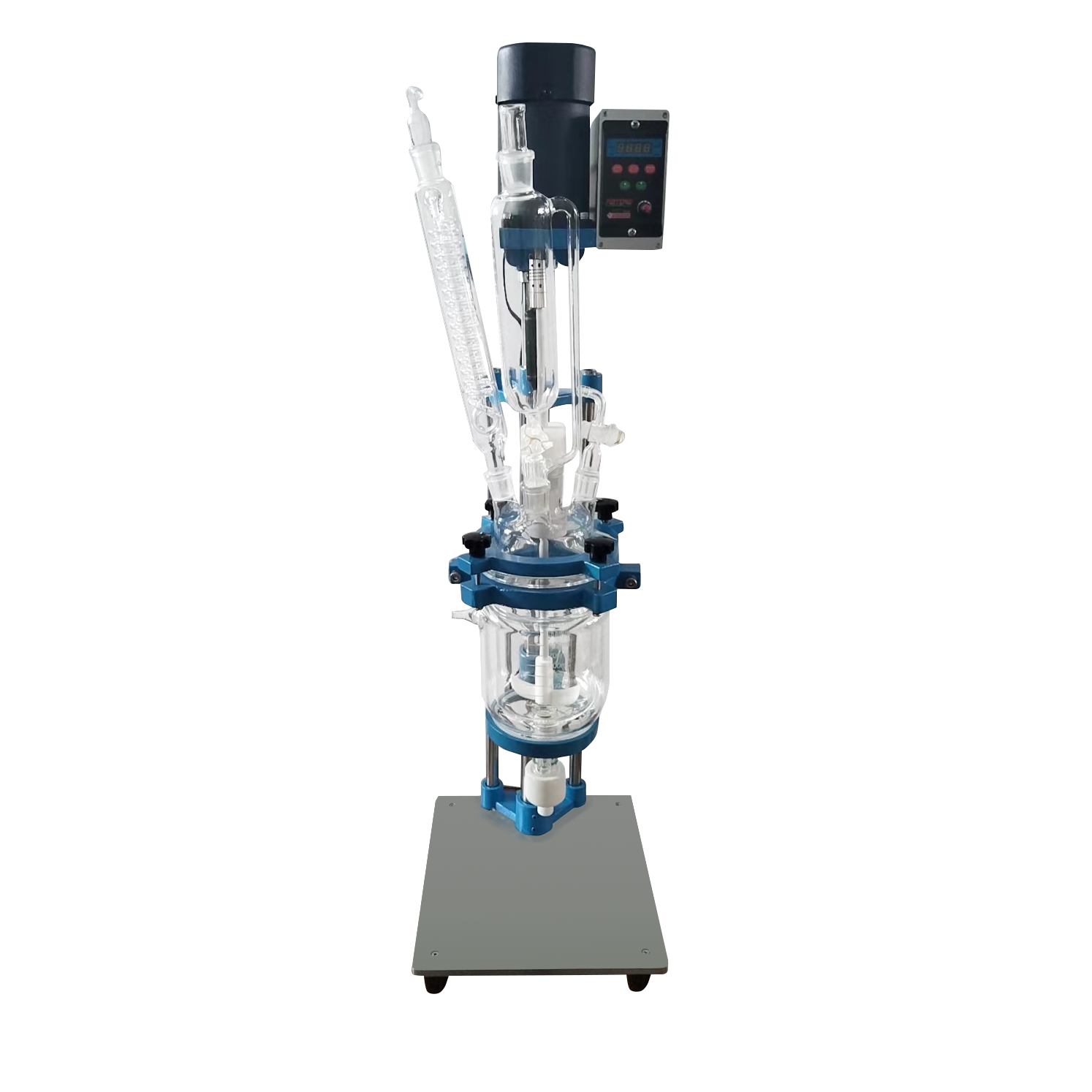 1L lab scale jacketed glass reactor ready for shipping to UK -Valuen ...