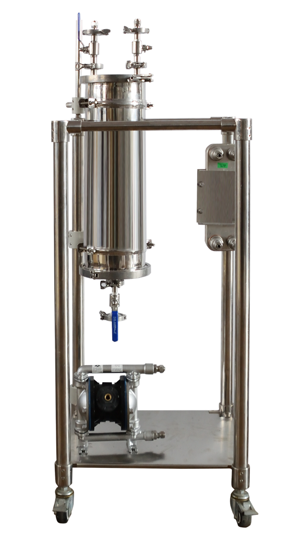 Customized chromatography column skid for loading silicon gel is ready ...