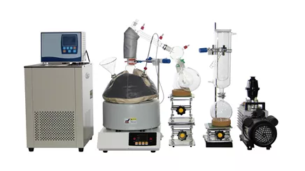 Laboratory 2L 5L Glass Fractional Distillation (Rectification ...