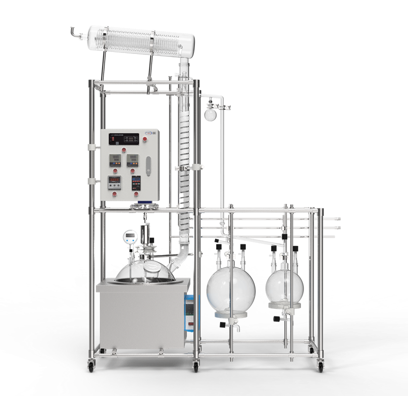 Laboratory 2L 5L Glass Fractional Distillation (Rectification ...