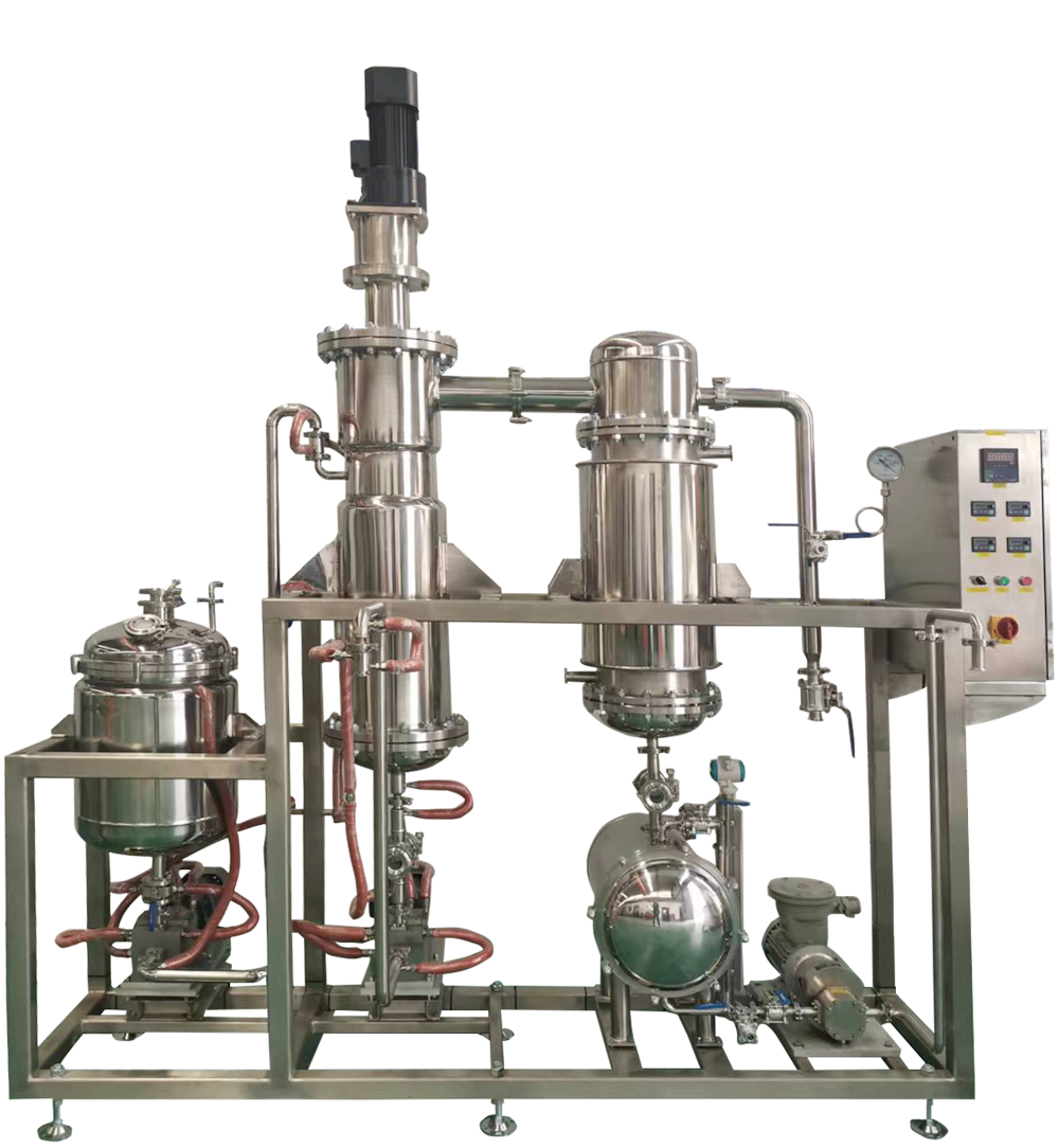 12inch stainless steel thin film evaporator for solvents removal is ...
