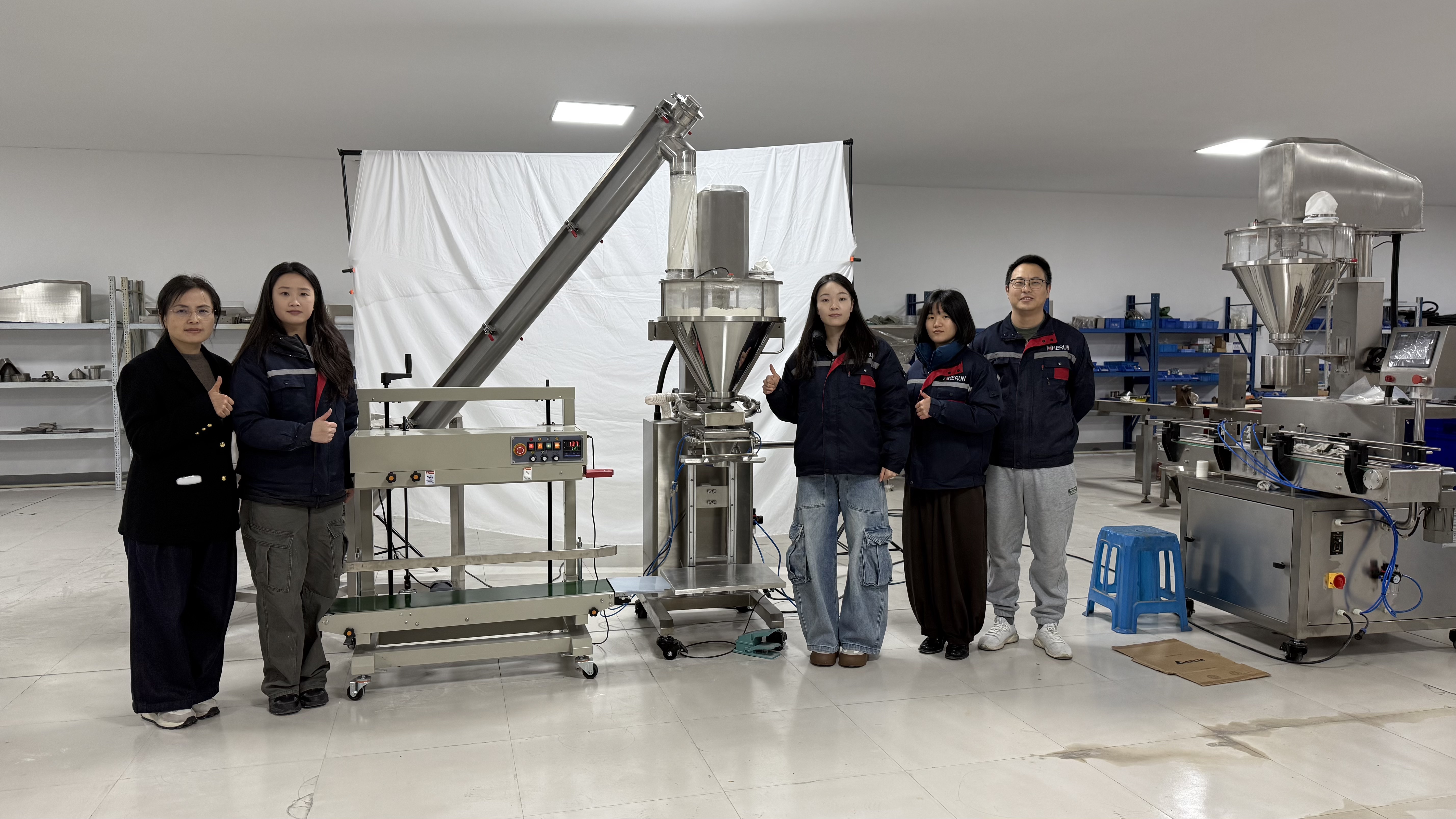 Successful Inspection on Powder Packaging Line-Herun Machinery (Shanghai)