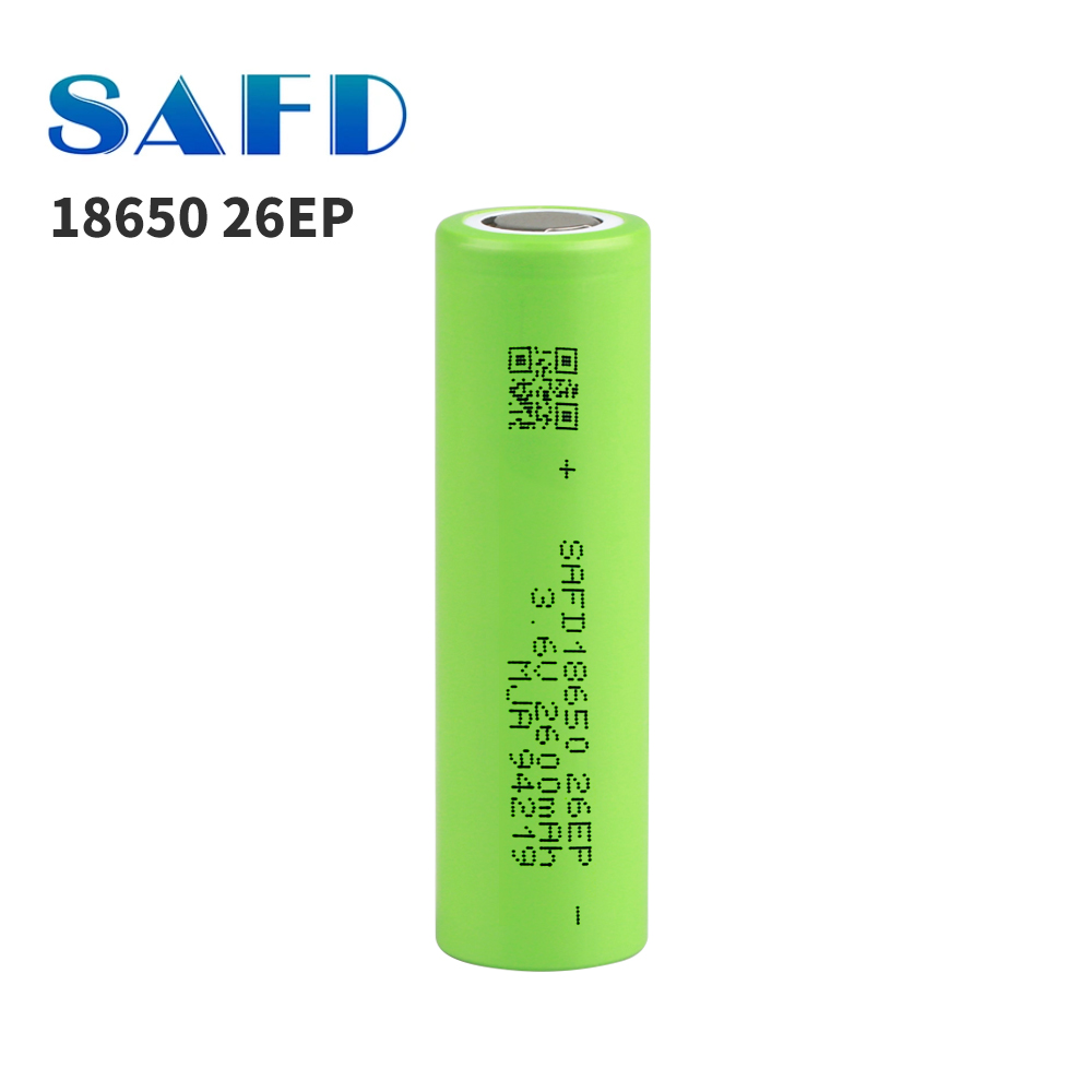 SAFD 18650 26EP rechargeable cylindrical 3.6V lithium ion 18650 battery ...