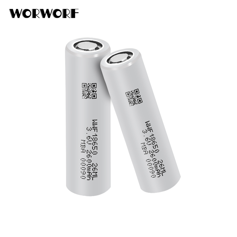 Cellule de batterie lithium-ion rechargeable basse température 18650 26ML 3.7v 2600mah ...