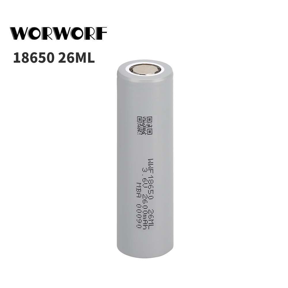 WORWORF High Quality 18650 Rechargeable Low Temperature 2600mAh Lithium-Ion Battery Cell: The ...