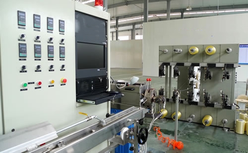 HH-OFC-50/60 Simplex and Duplex Optic fiber cable extrusion machine