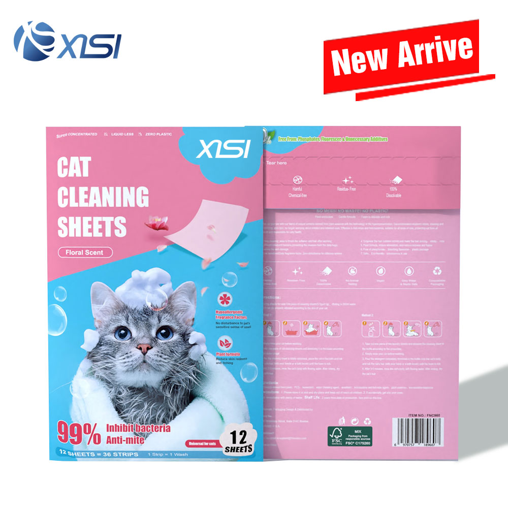 Premium-Floral Scent-Pet Bath Cleanser For Cat-XISI Non Wovens