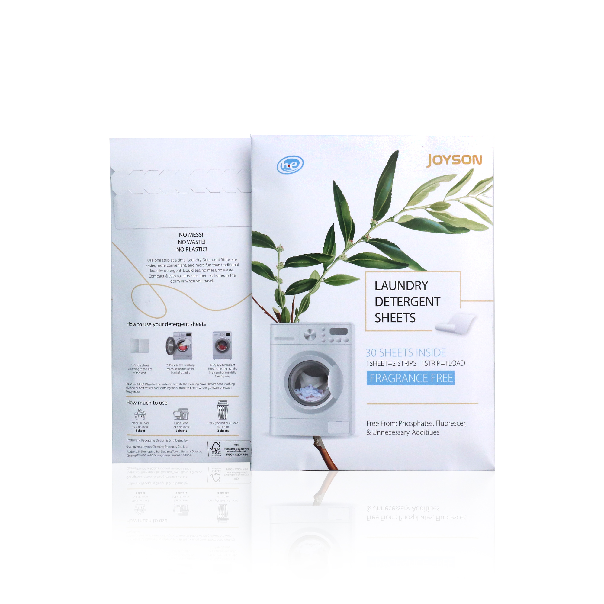 Economy Organic Plant Based Laundry Detergent Sheets