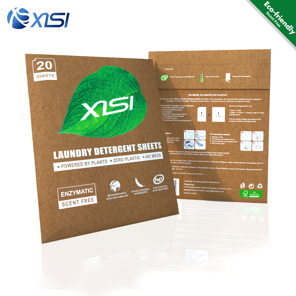 ECO Friendly-Biodegredable Laundry Detergent Sheet-XISI Non Wovens