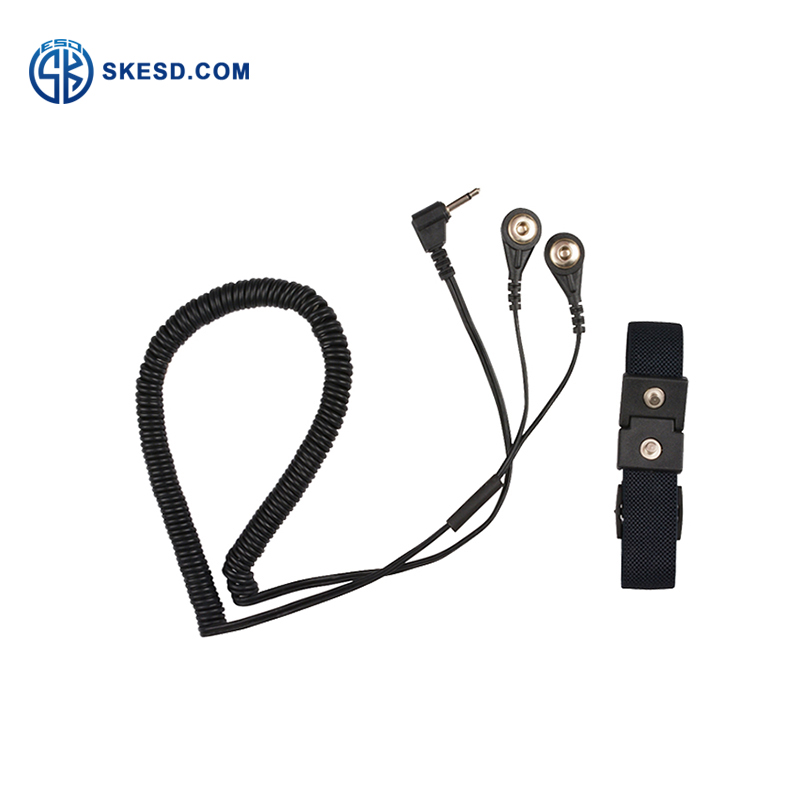 ESD Dual Wire Fabric Wrist Strap In Cleanroom SK113