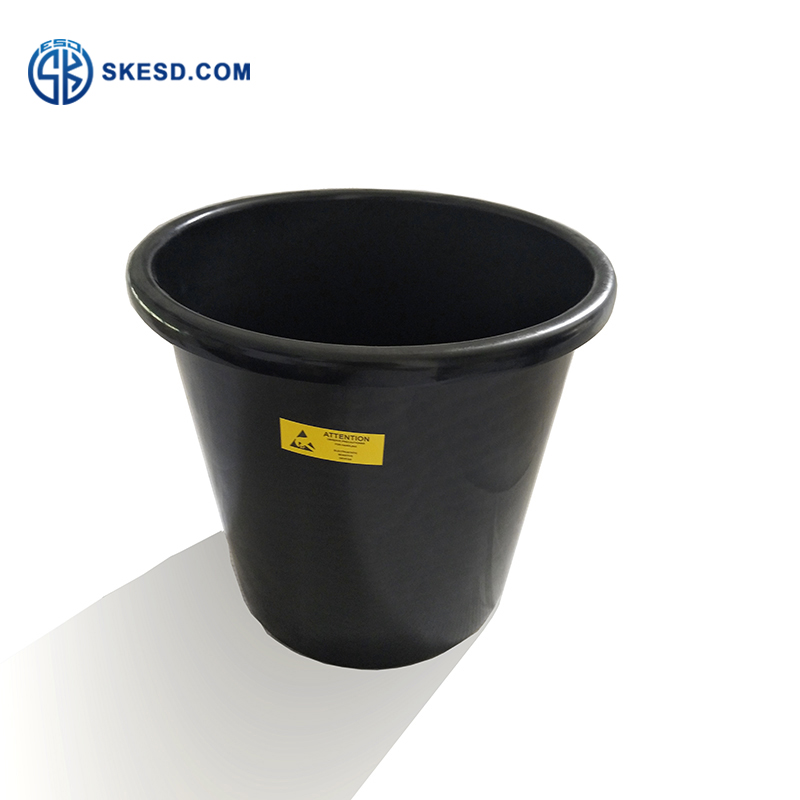 ESD Round Dust Bin Anti-static Trash Can