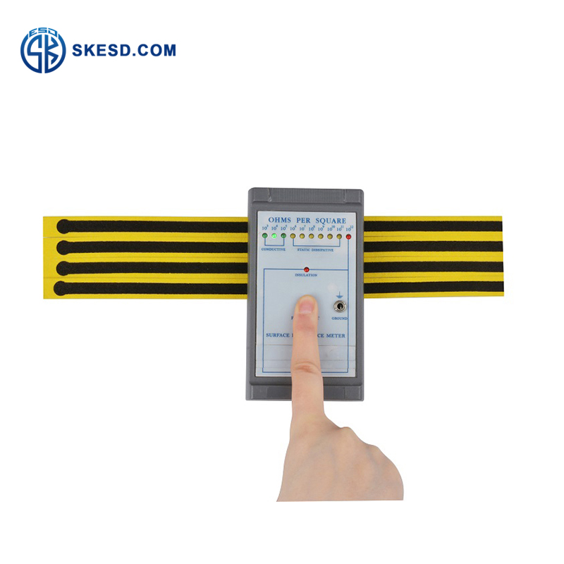 SK109 Yellow/ Black Disposable Esd Heel Grounder