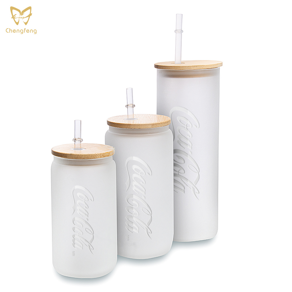 HG1002 12oz 19oz 25oz Debossed Logo Beverage Glass Complete Set ...