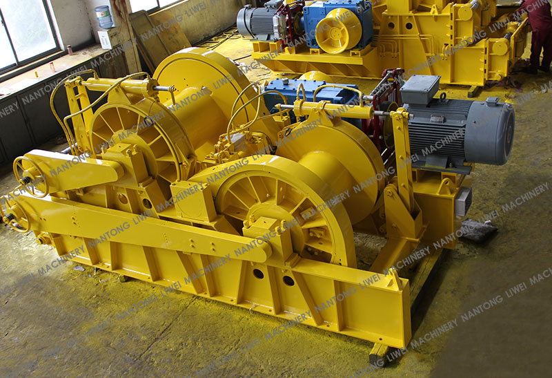 DC200X2 Waterfall electric pulling winch-Liwei Machinery