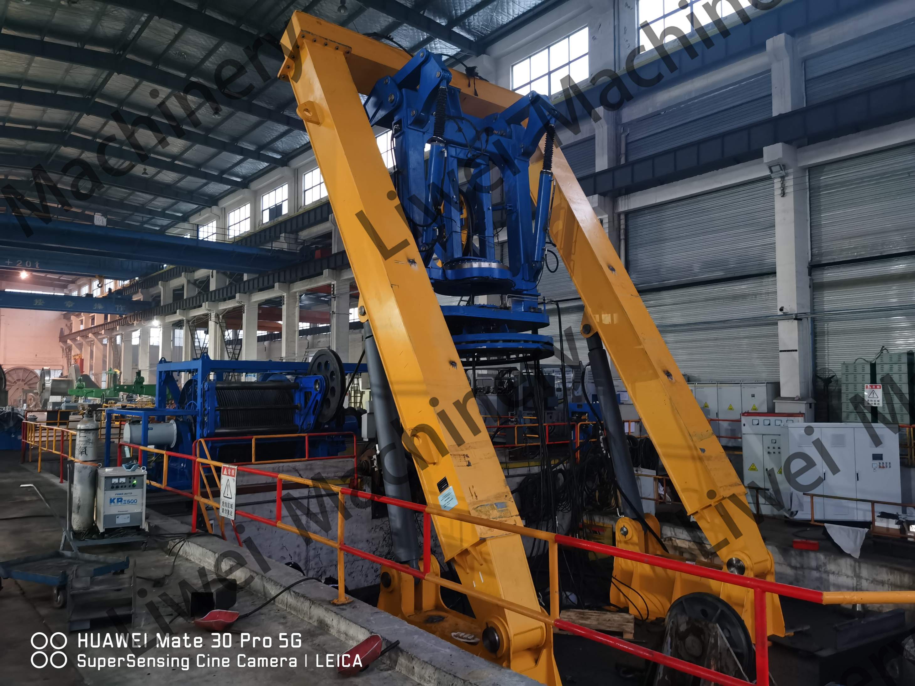 LARS system with Electric umbilical winch -Liwei Machinery